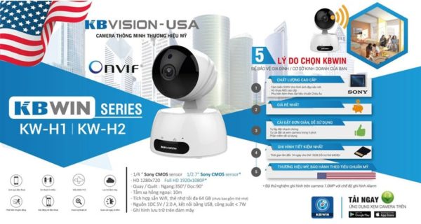 Hướng dẫn CÀI ĐẶT CAMERA Kbvision KW-H1 và KW-H2 [A-Z]