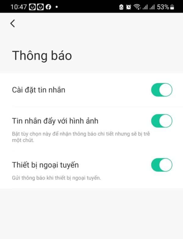 Cách Tắt Thông Báo Camera Imou Trên Điện Thoại + Bật Thông Báo