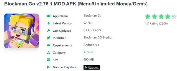 Acc Blockman Go Vip Miễn Phí 2025 (Tặng Nick Free 100%)