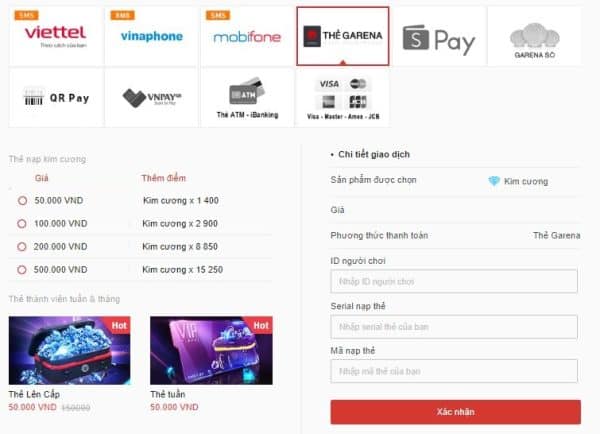 25+ Thẻ Garena 20k Miễn Phí 2025 (Ảnh Mã Nạp Thẻ Free)